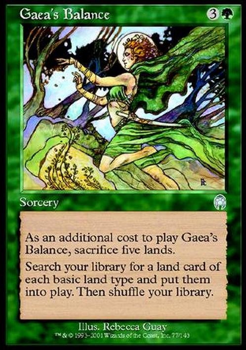 Gaea's Balance ~ Apocalypse [ PLAYED ] [ Magic MTG ]