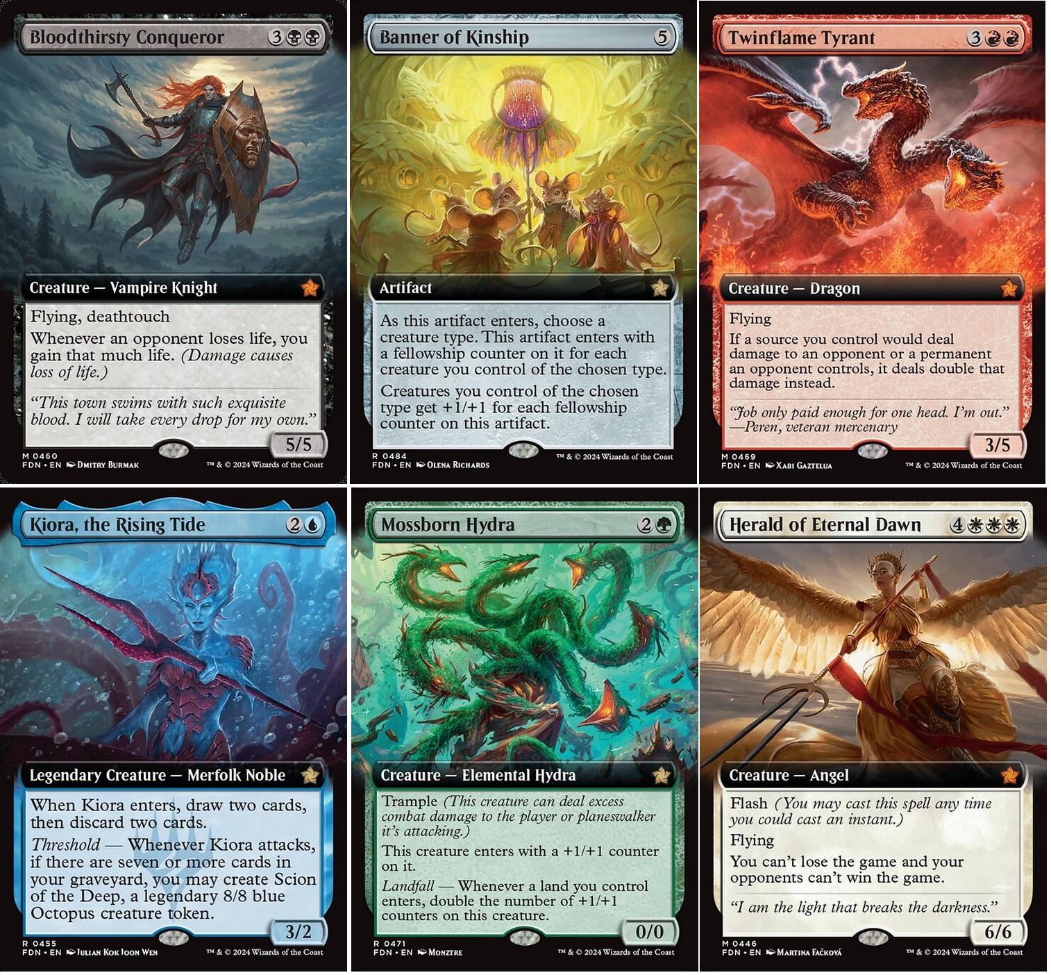 Choose your BORDERLESS / Extended ~ Foundations [ NearMint ] [ Magic MTG ]