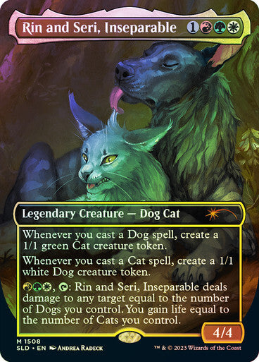 FOIL Rin and Seri, Inseparable ~ Secret Lair [ NearMint ] [ Magic MTG ]